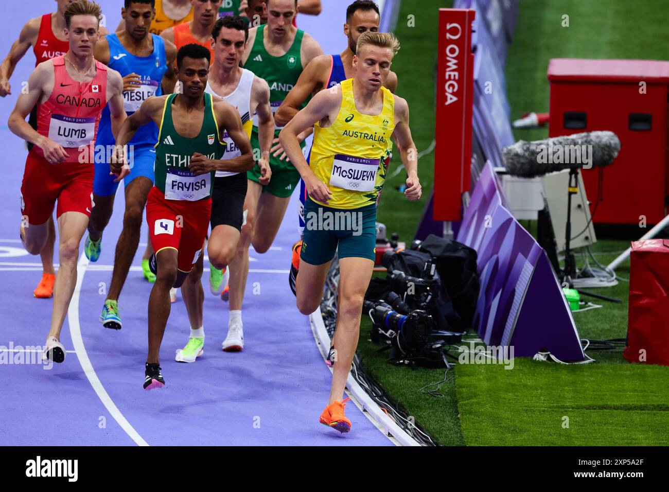 Paris, France, 3 August, 2024. Stewart McSweyn of Australia competing ...