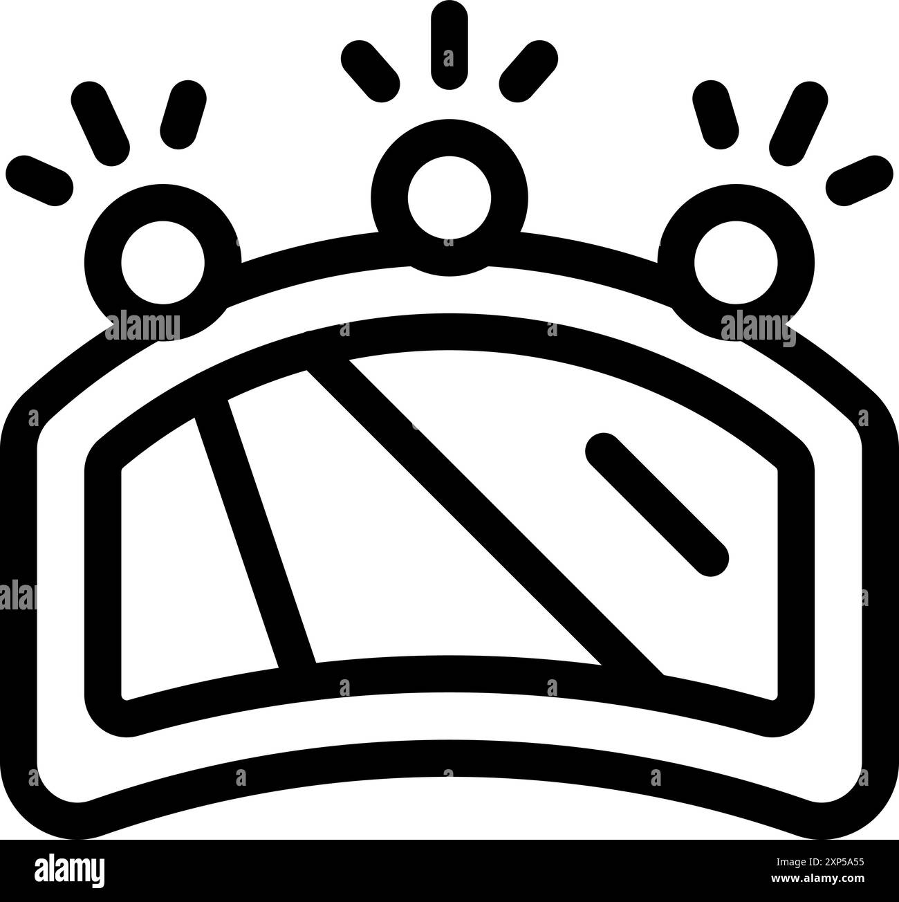 Car dashboard warning lights Black and White Stock Photos & Images - Alamy