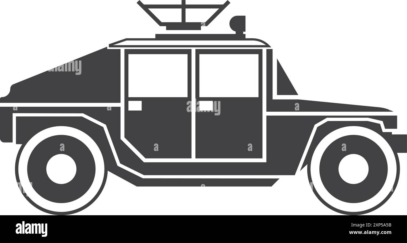 Classic off road vehicle Black and White Stock Photos & Images - Alamy