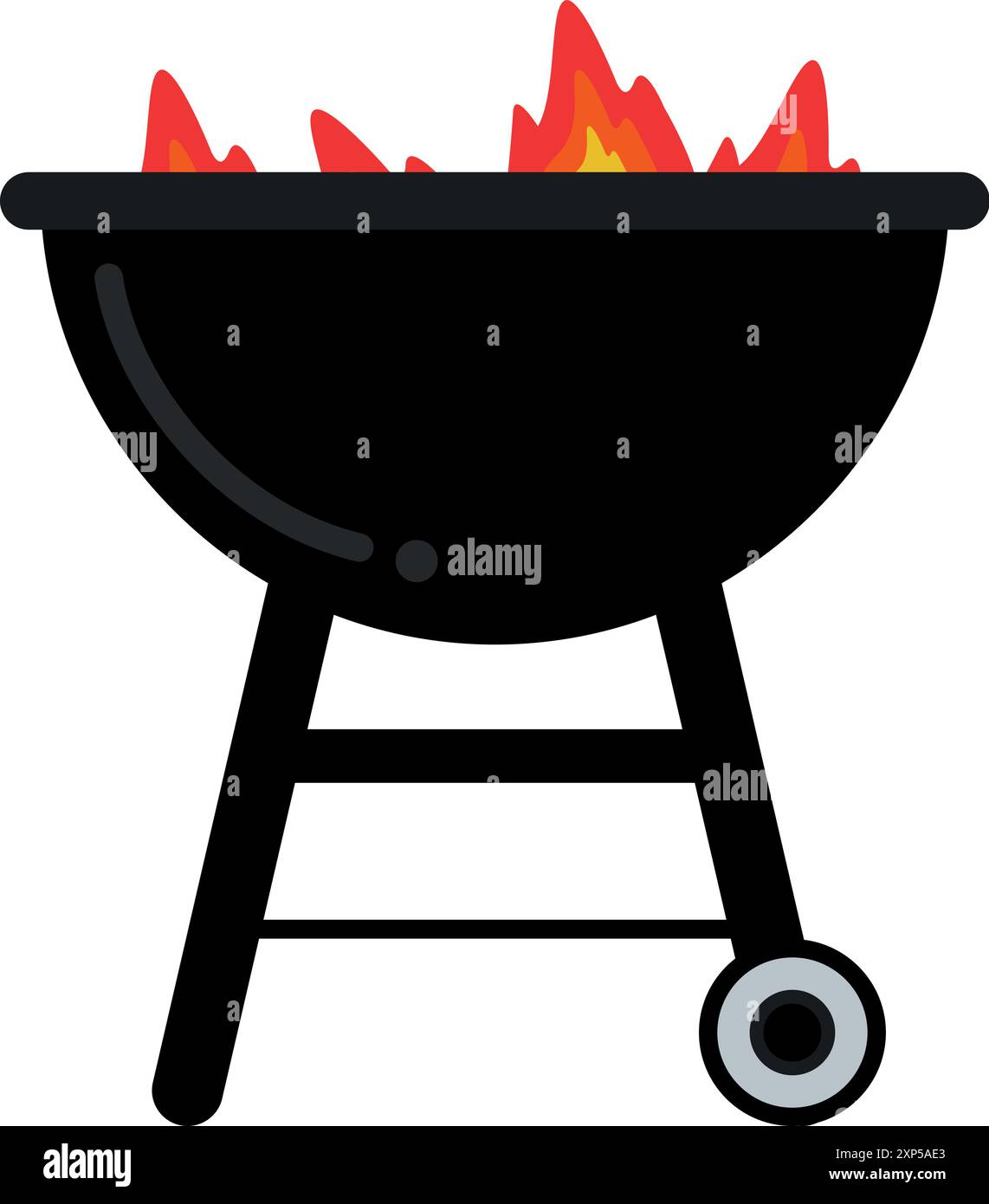 Barbecue safety Stock Vector Images - Alamy