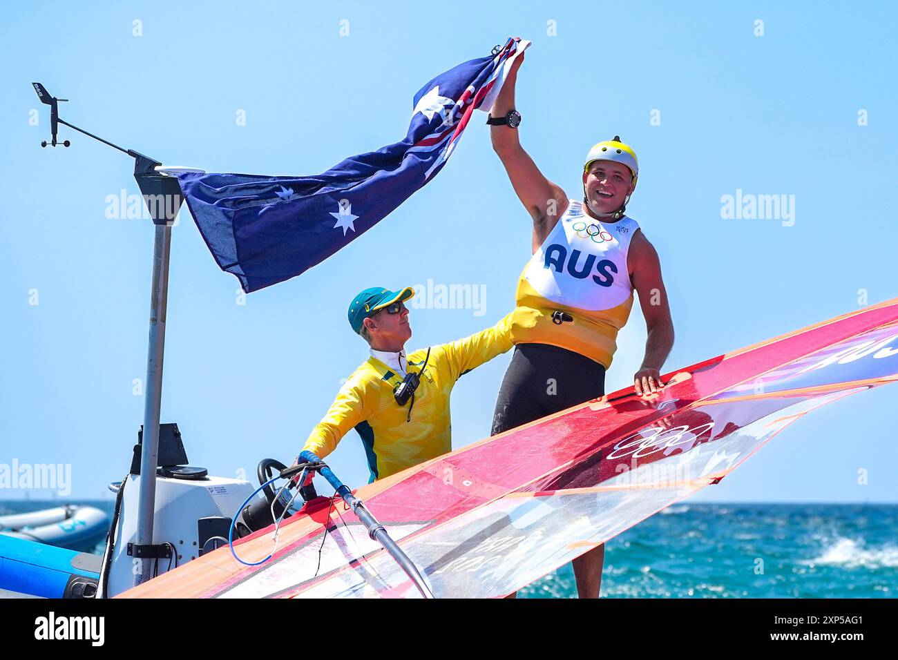 Paris, France. 3rd Aug 2024. Grae Morris (Australia), Sailing, Men's ...