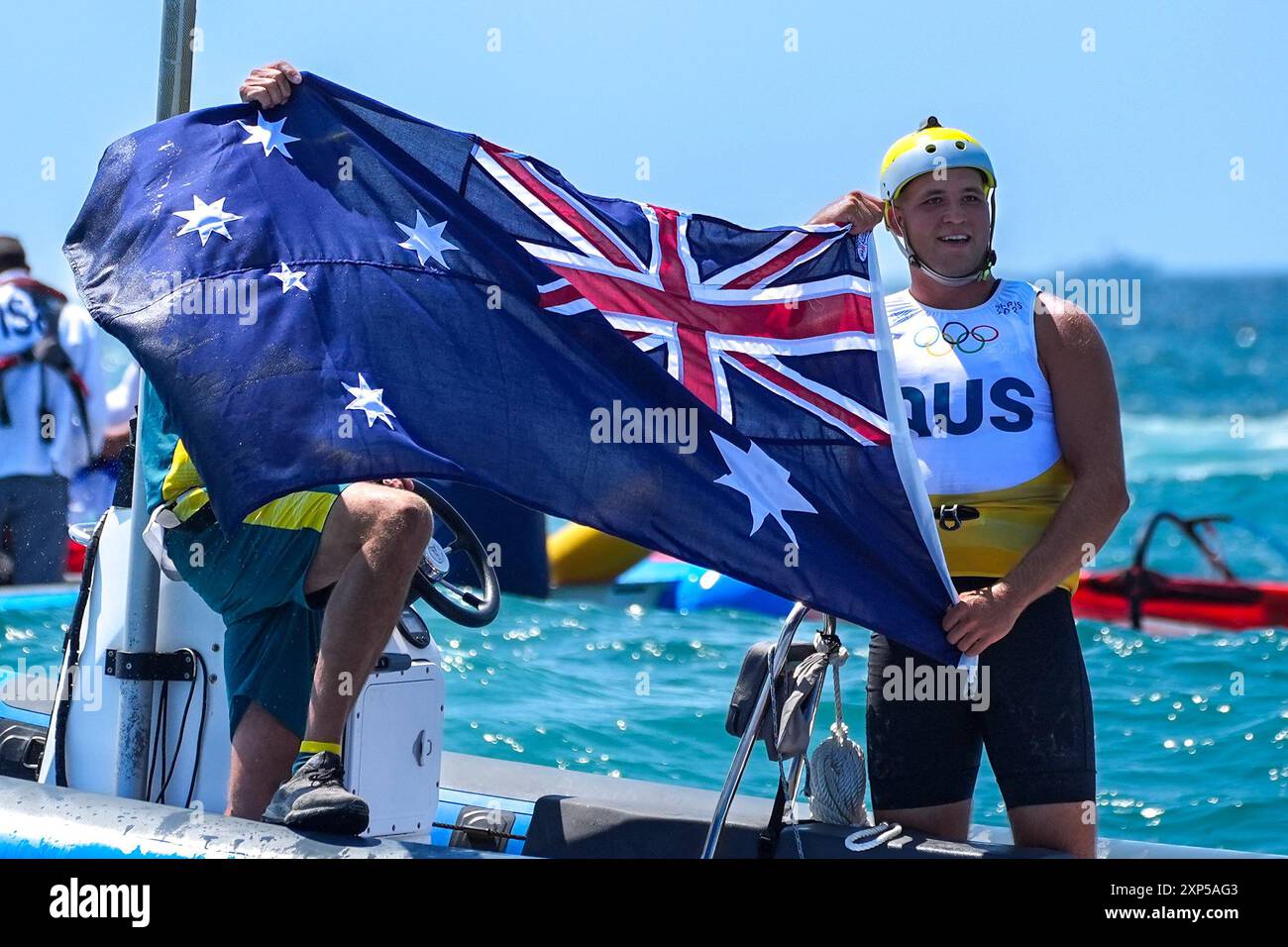 Paris, France. 3rd Aug 2024. Grae Morris (Australia), Sailing, Men's ...
