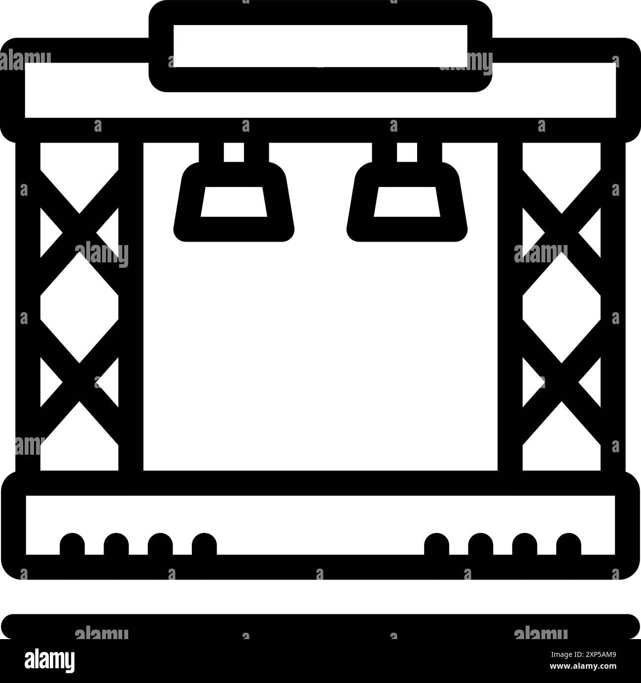 Metal crowd stage Cut Out Stock Images & Pictures - Alamy