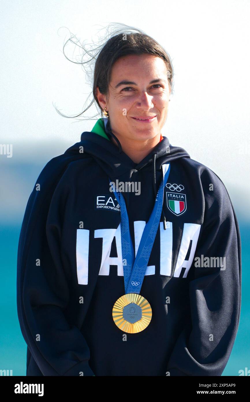 Paris, France. 3rd Aug 2024. Marta Maggetti (Italy) Gold medal, Sailing ...