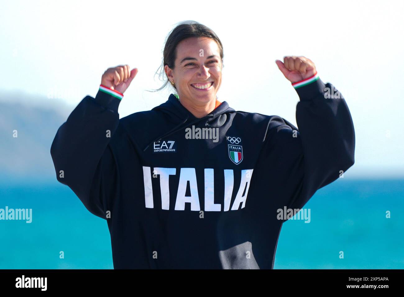 Paris, France. 3rd Aug 2024. Marta Maggetti (Italy) Gold medal, Sailing ...