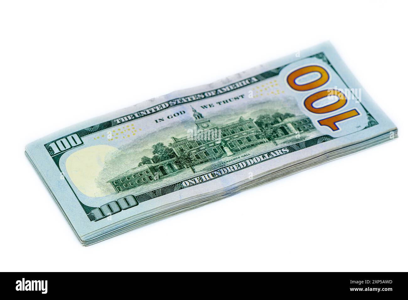 Stack of 100 Dollar Bill Paper Currency 4 Stock Photo - Alamy