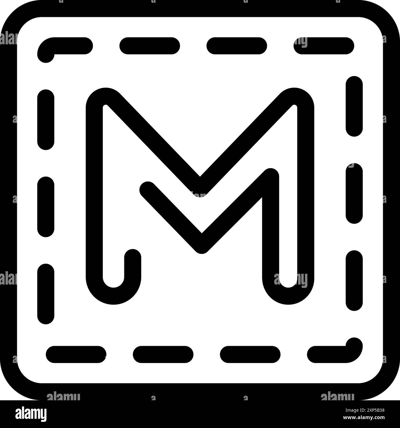 M receiving Stock Vector Images - Alamy