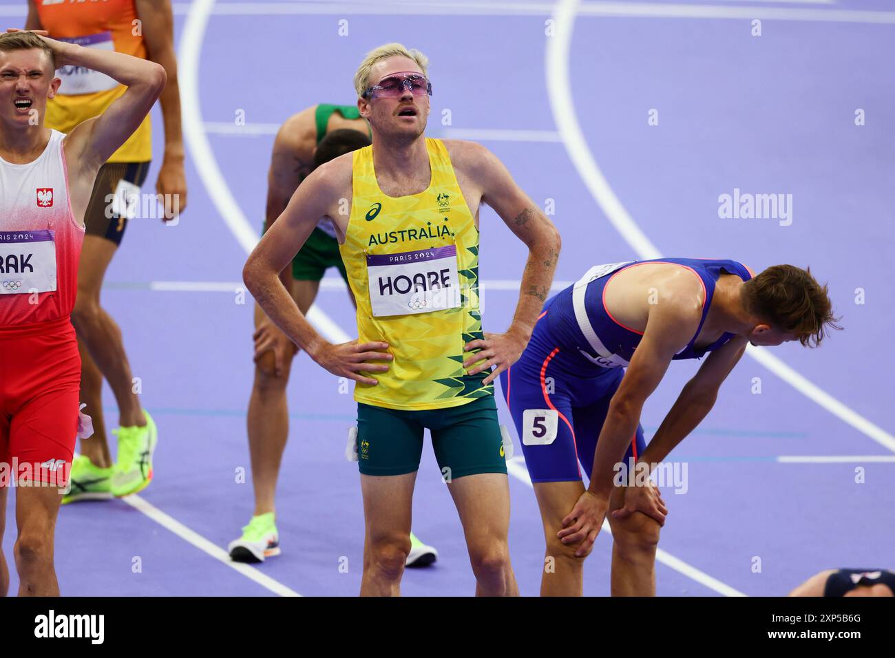 PARIS, FRANCE - AUGUST 03: Oliver Hoare of Australia competing in the ...