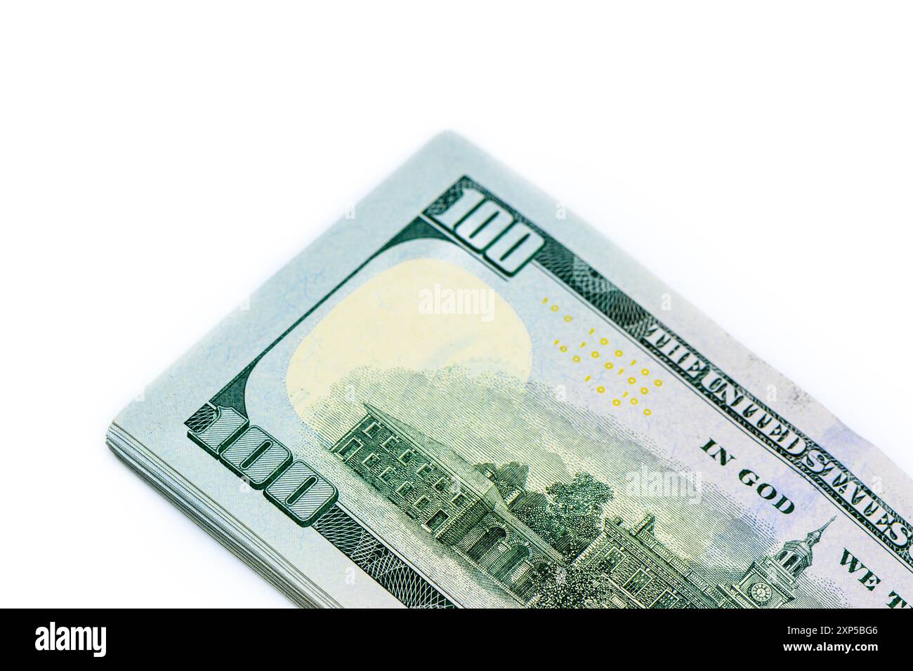 Stack of 100 Dollar Bill Paper Currency Stock Photo - Alamy