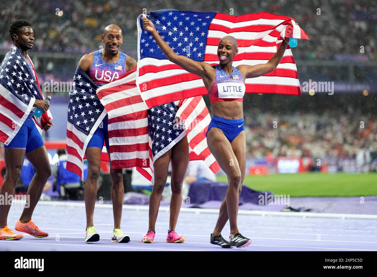 Vernon Norwood, Kaylyn Brown, Bryce Deadmon and Shamier Little, of the ...