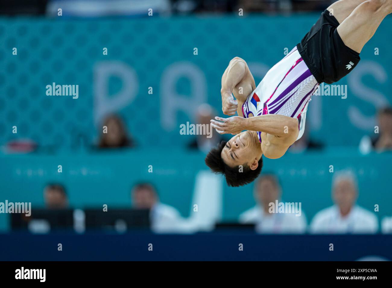 Paris, France. 03rd Aug, 2024. Olympic Games, men's artistic gymnastics ...