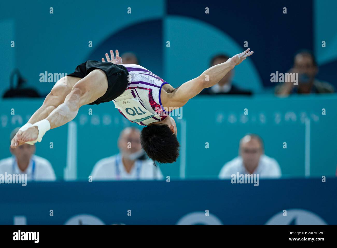 Paris, France. 03rd Aug, 2024. Olympic Games, men's artistic gymnastics ...