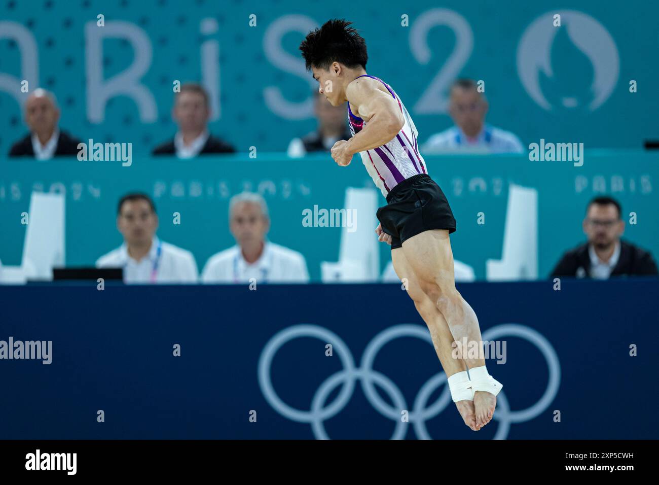 Paris, France. 03rd Aug, 2024. Olympic Games, men's artistic gymnastics ...