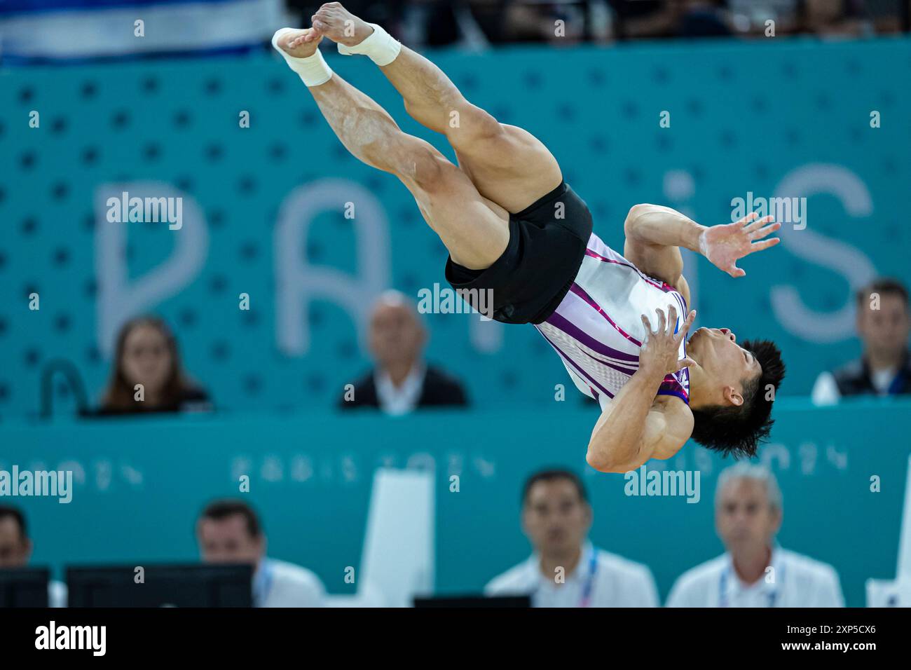 Paris, France. 03rd Aug, 2024. Olympic Games, men's artistic gymnastics ...