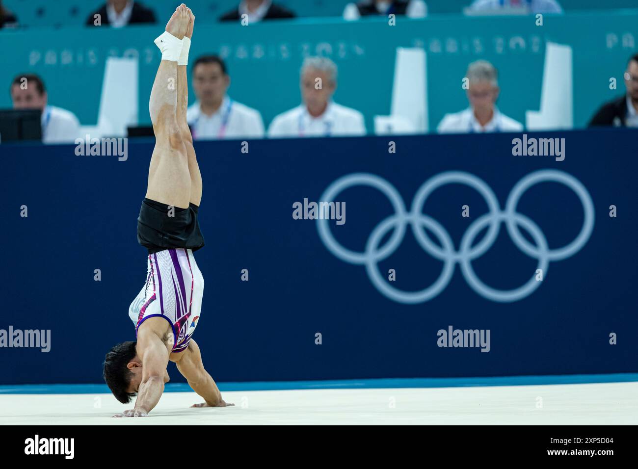 Paris, France. 03rd Aug, 2024. Olympic Games, men's artistic gymnastics ...