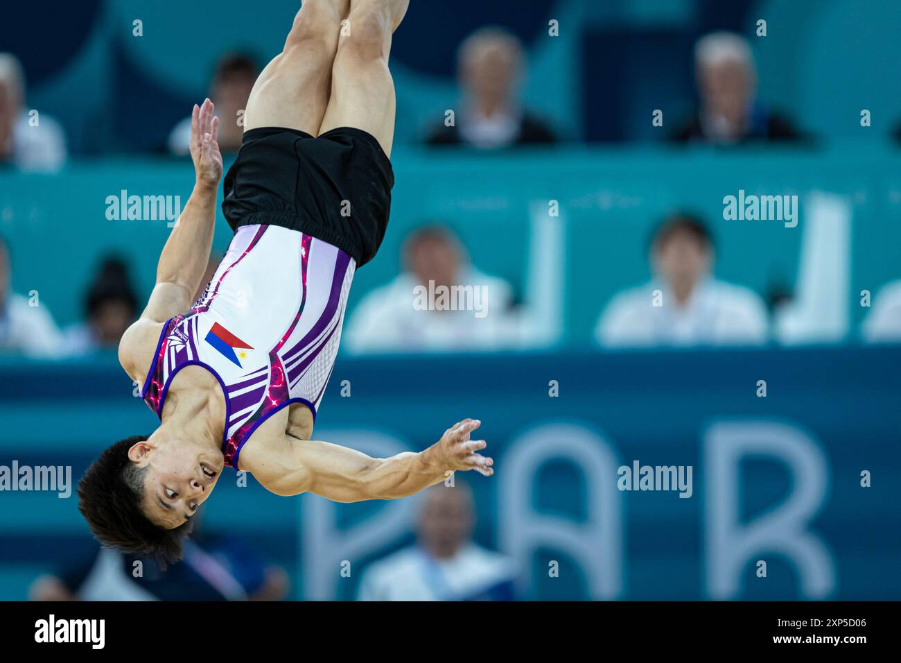 Paris, France. 03rd Aug, 2024. Olympic Games, men's artistic gymnastics ...