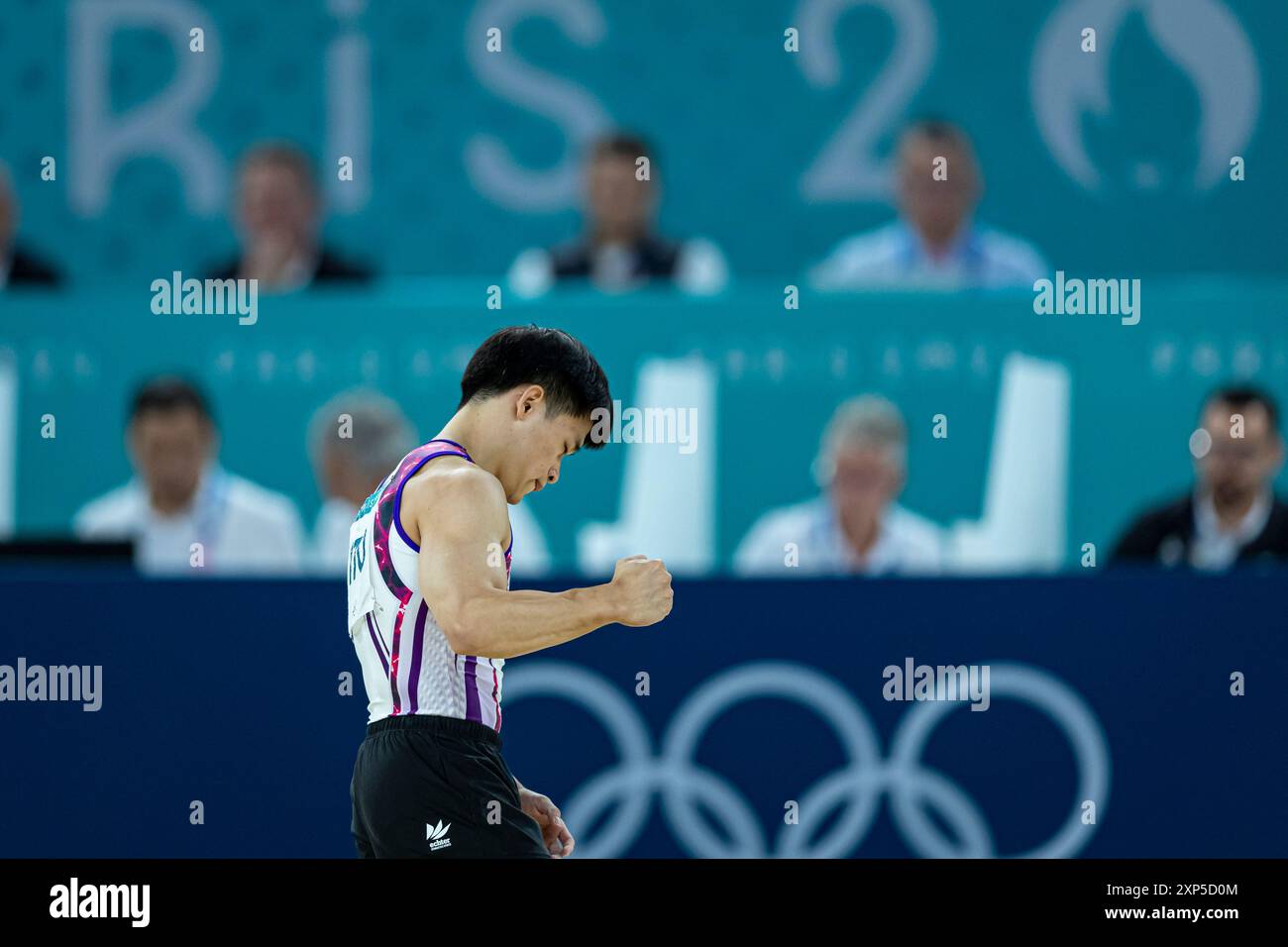 Paris, France. 03rd Aug, 2024. Olympic Games, men's artistic gymnastics ...