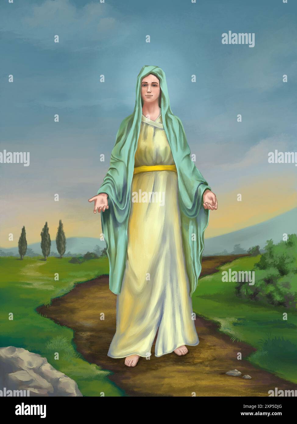 Symbol of blessed virgin mary hi-res stock photography and images - Alamy