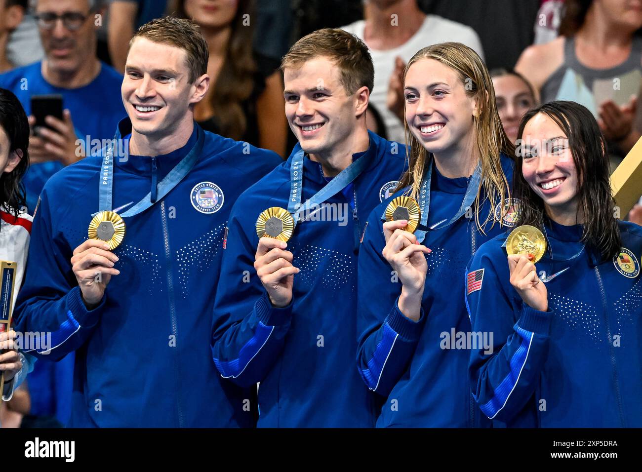 Paris, France. 03rd Aug, 2024. Athletes of team United States of ...
