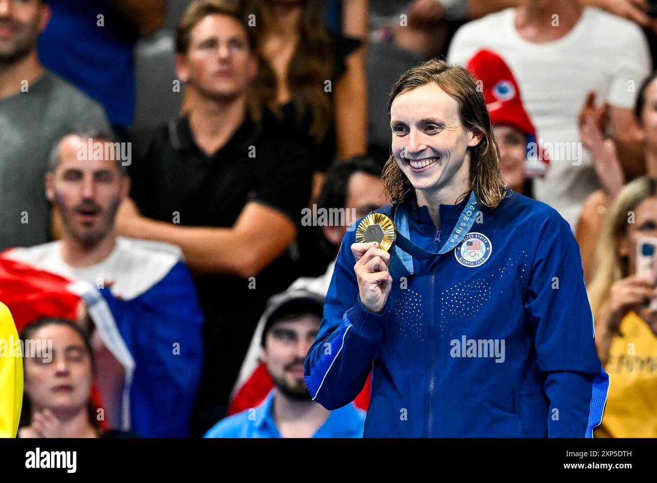 Paris, France. 03rd Aug, 2024. Katie Ledecky of United States of ...