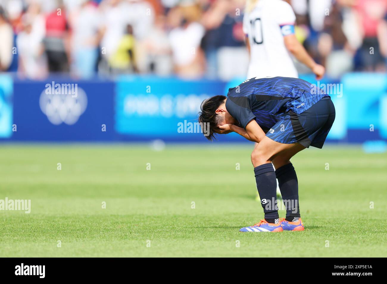 Paris, France. 3rd Aug, 2024. Riko Ueki (JPN) Football/Soccer : Women's ...