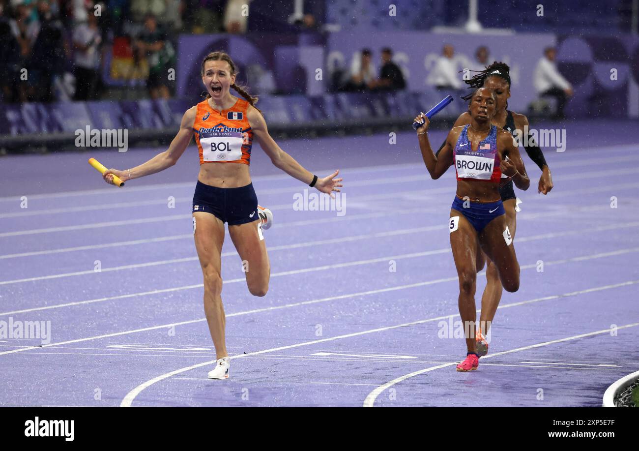 Kaylyn brown 4x400 relay hi-res stock photography and images - Alamy