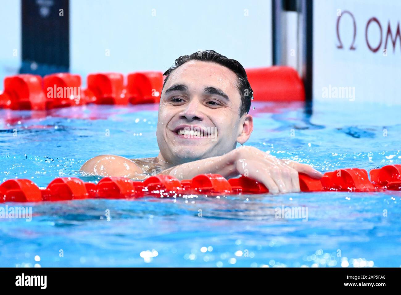 Paris, France. 3rd Aug 2024. Kristof Milak ( HUN ) Gold medal, Swimming ...