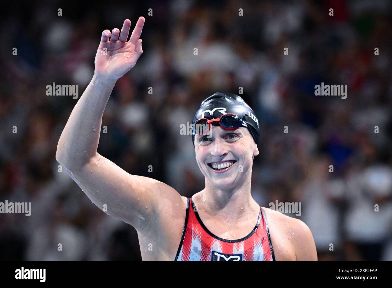 Paris, France. 3rd Aug 2024. Katie Ledecky ( USA ) Gold medal, Swimming ...