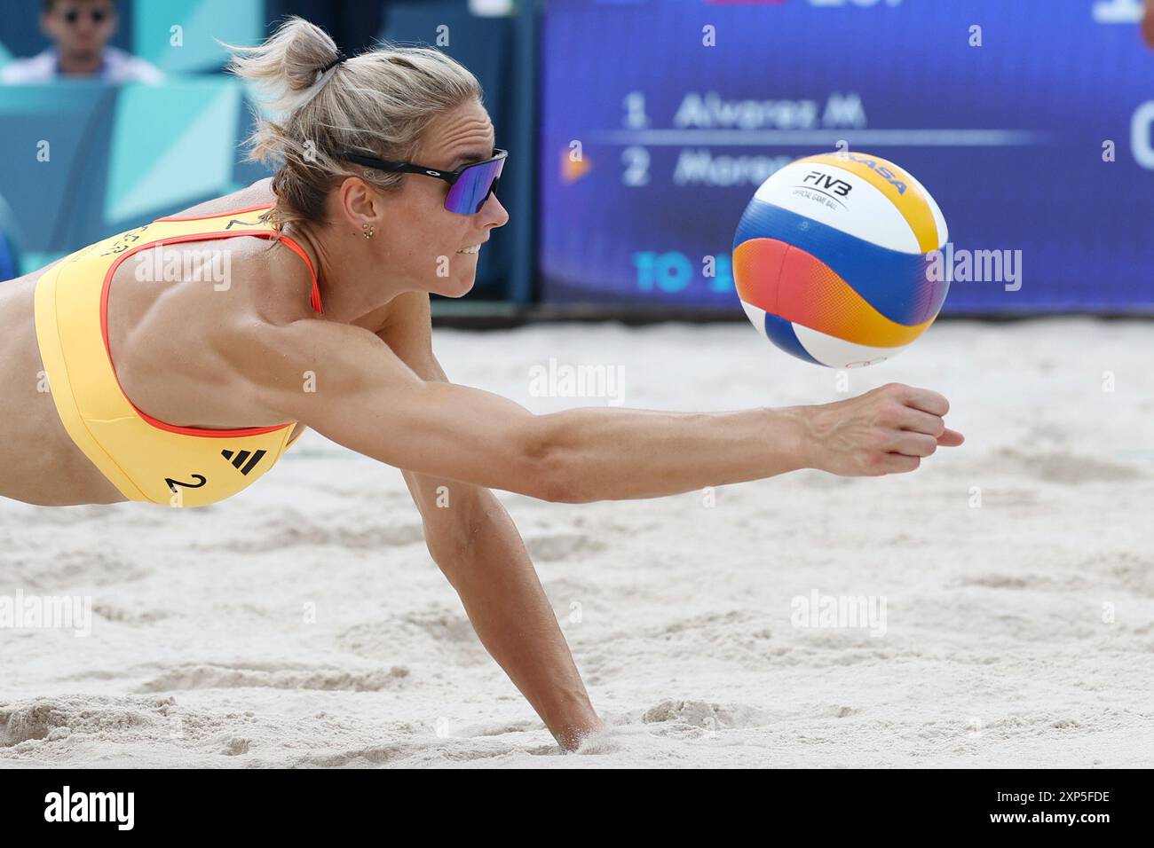 Paris, France. 03rd Aug, 2024. Olympia, Paris 2024, Beach Volleyball ...