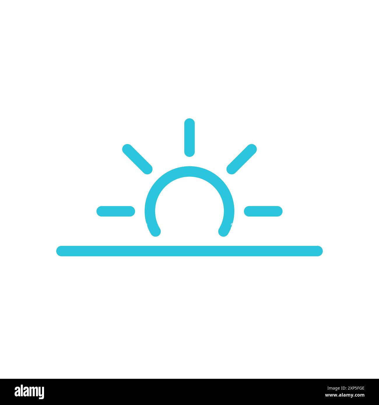 Light on the horizon Stock Vector Images - Alamy