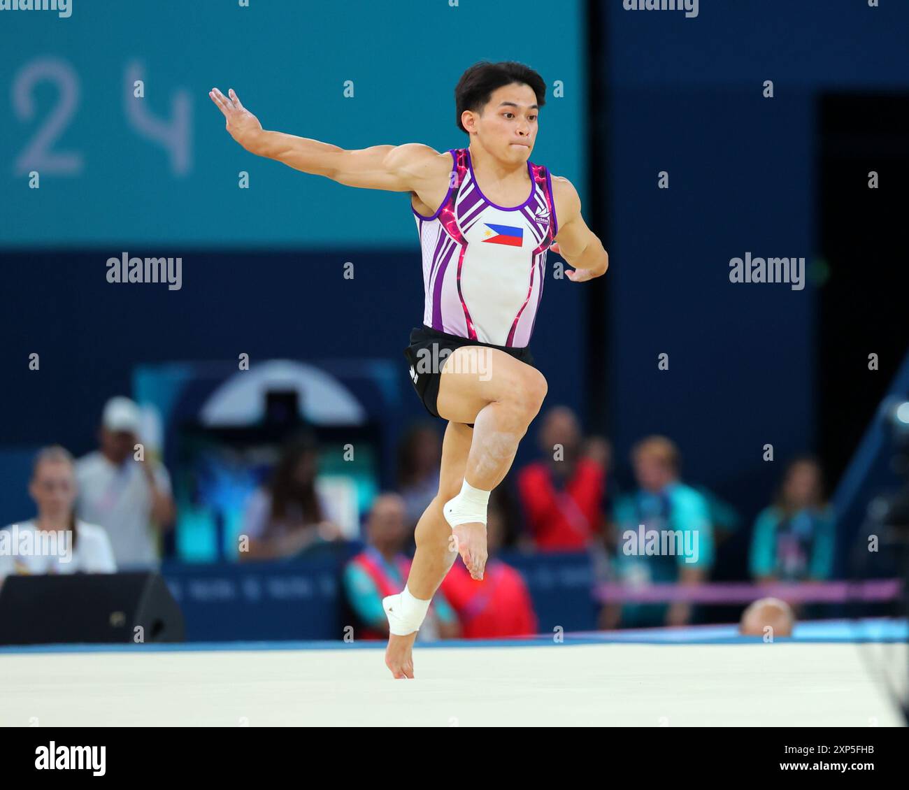 Paris, France. 3rd Aug, 2024. Carlos Yulo Edriel (PHI) Gymnastics ...