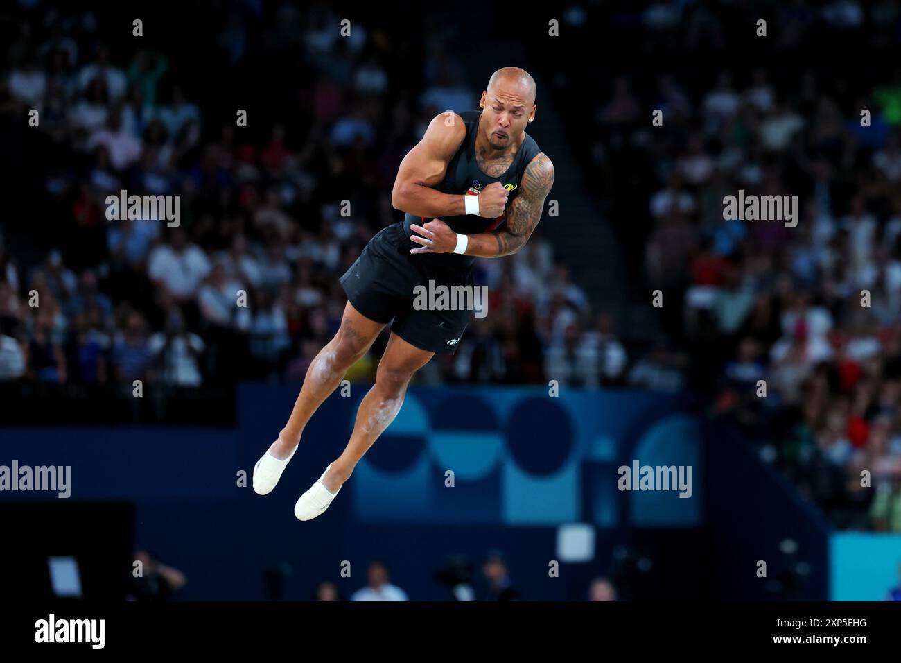 Paris, France. 3rd Aug, 2024. Rayderley Zapata (ESP) Gymnastics ...