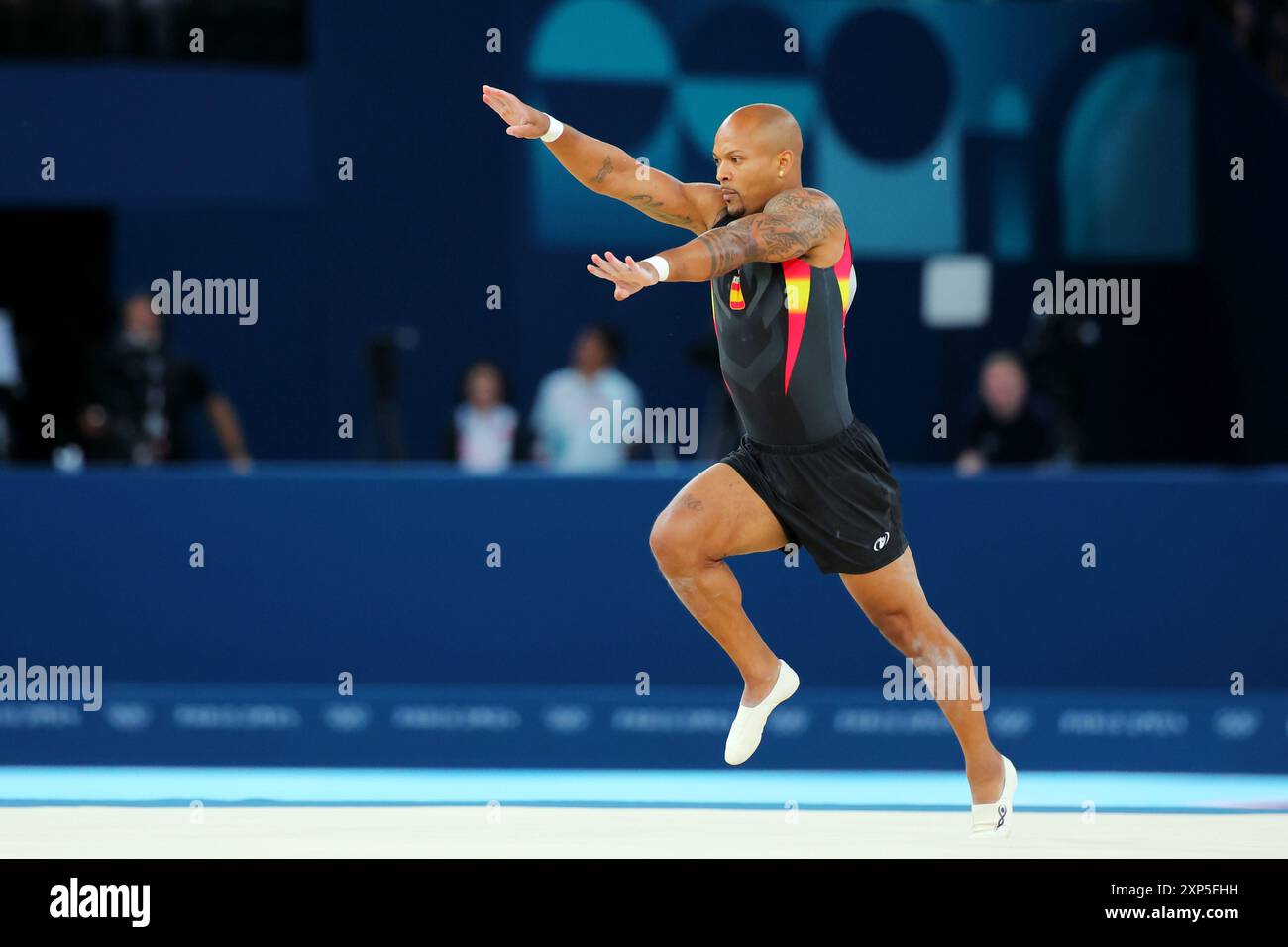 Paris, France. 3rd Aug, 2024. Rayderley Zapata (ESP) Gymnastics ...