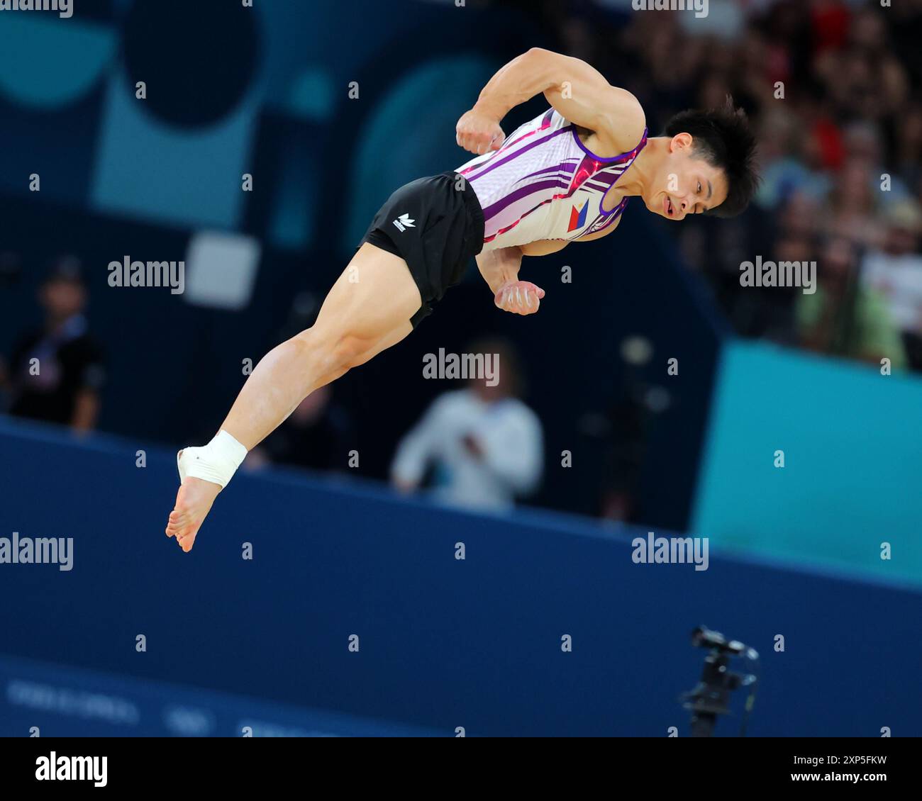 Paris, France. 3rd Aug, 2024. Carlos Yulo Edriel (PHI) Gymnastics ...