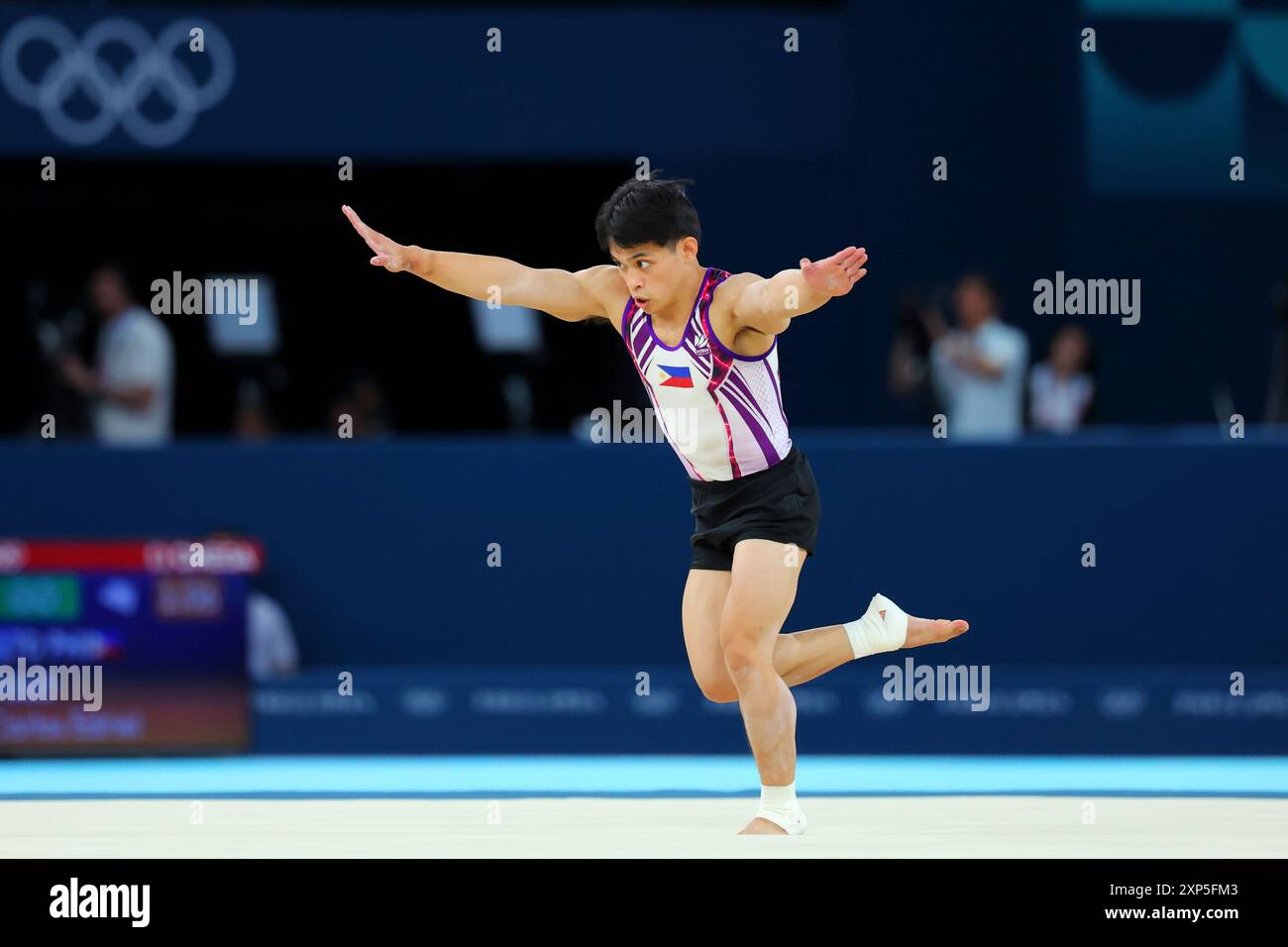 Paris, France. 3rd Aug, 2024. Carlos Yulo Edriel (PHI) Gymnastics ...