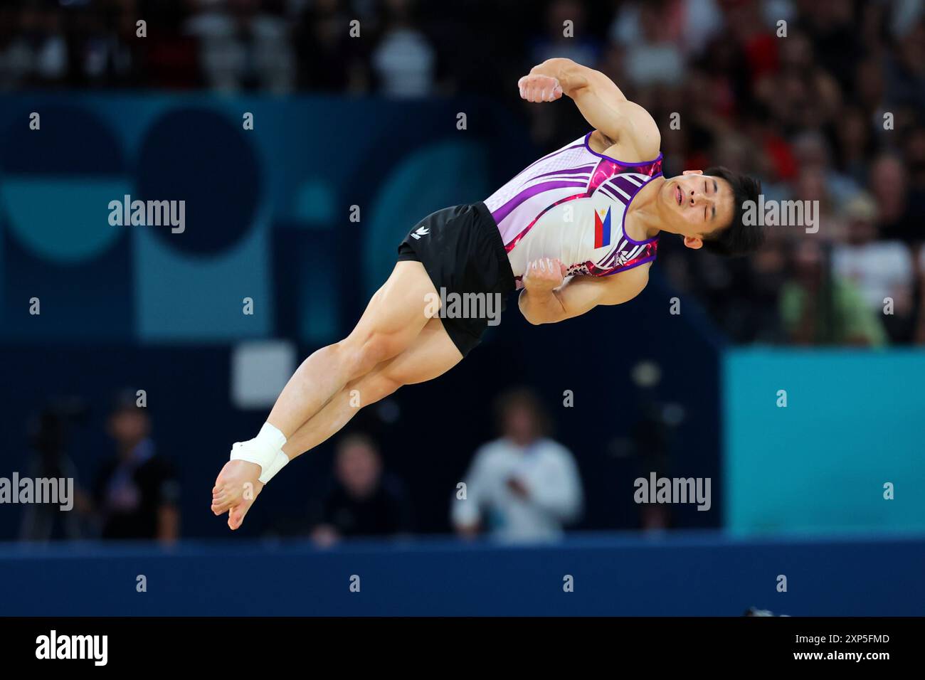 Paris, France. 3rd Aug, 2024. Carlos Yulo Edriel (PHI) Gymnastics ...