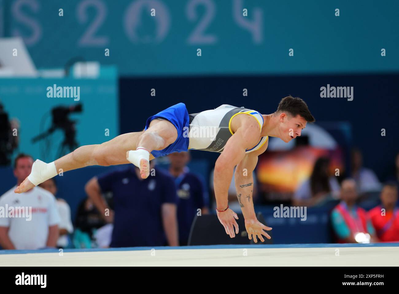 Paris, France. 3rd Aug, 2024. Illia Kovtun (UKR) Gymnastics - Artistic ...