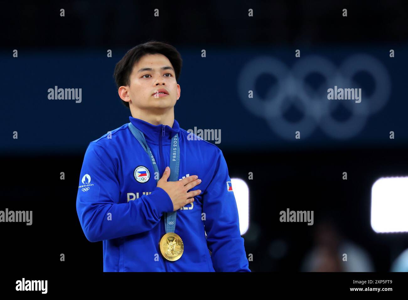 Paris, France. 3rd Aug, 2024. Carlos Yulo Edriel (PHI) Gymnastics ...