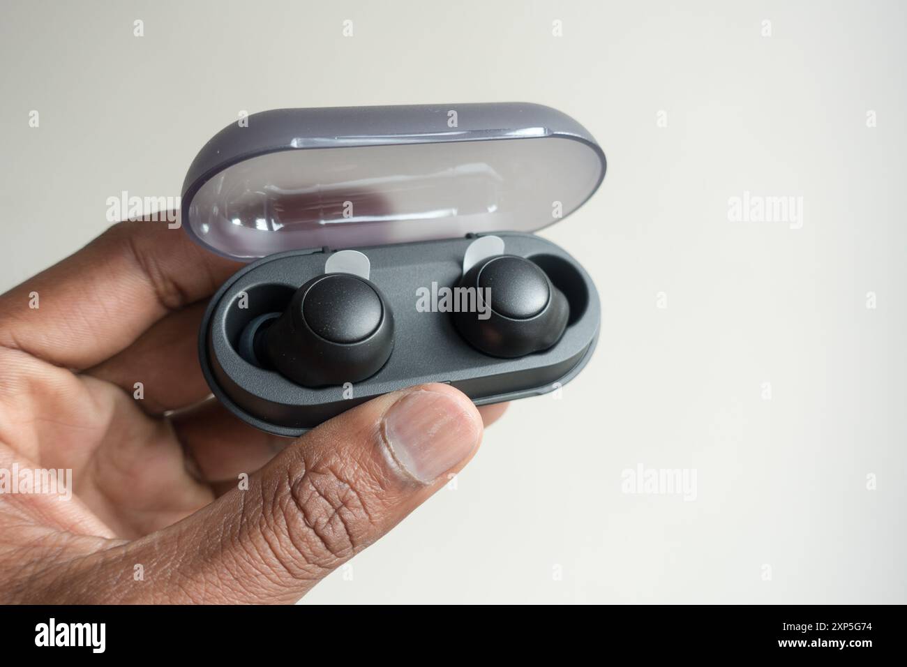 Sony in ear headphones Stock Photo - Alamy