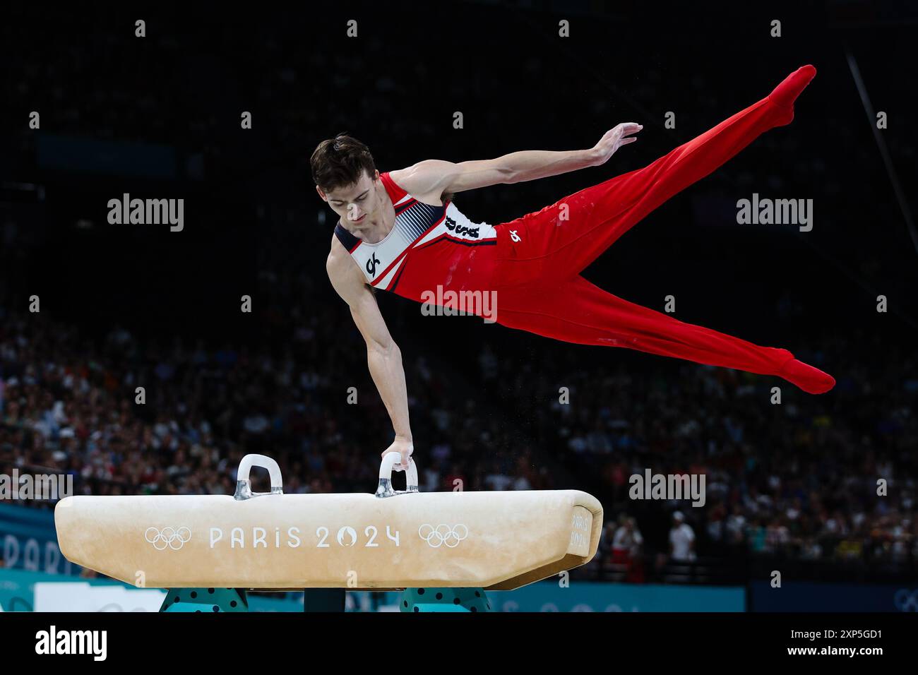 PARIS, FRANCE. 3rd Aug, 2024. Stephen Nedoroscik of Team United States ...