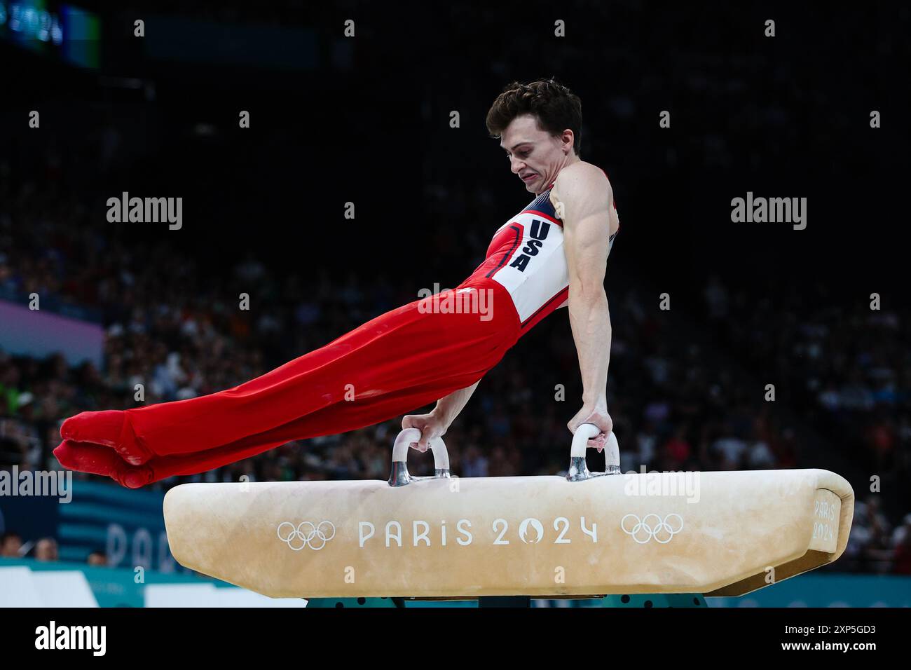 PARIS, FRANCE. 3rd Aug, 2024. Stephen Nedoroscik of Team United States ...