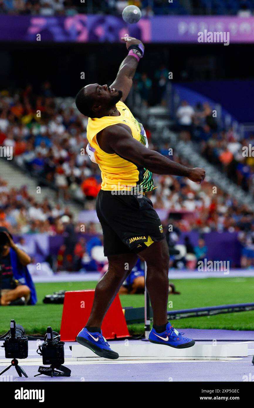 Paris, France. 03rd Aug, 2024. CAMPBELL Rajindra of Jamaica Athletics ...