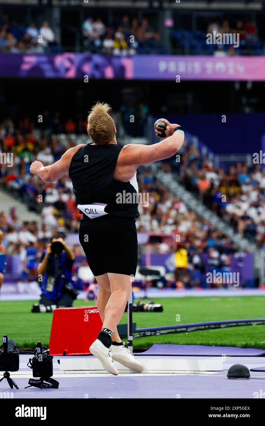 Paris, France. 03rd Aug, 2024. GILL Jacko of new zealand Athletics Men ...