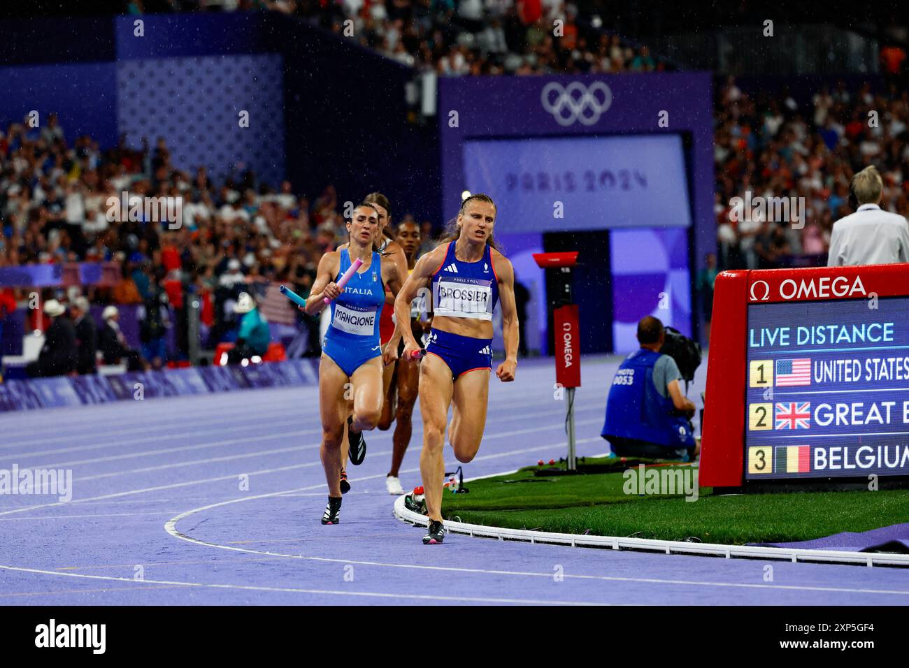 Paris, France. 03rd Aug, 2024. KOUNTA Muhammad Abdallah, MARAVAL Louise ...