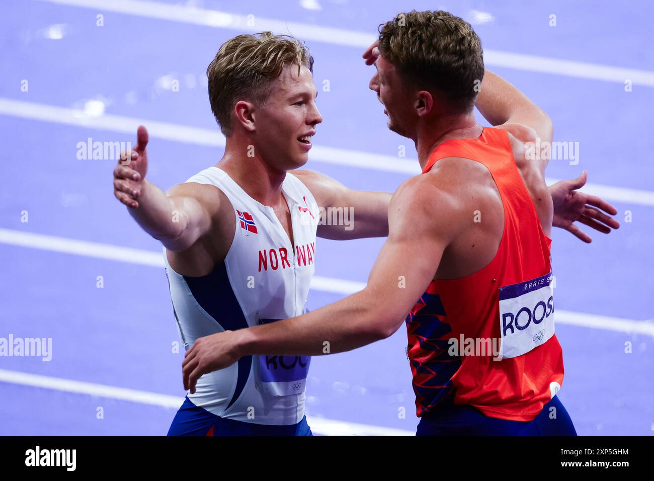 Paris, France, 3 August, 2024. Rooth of Norway celebrates finishes the ...