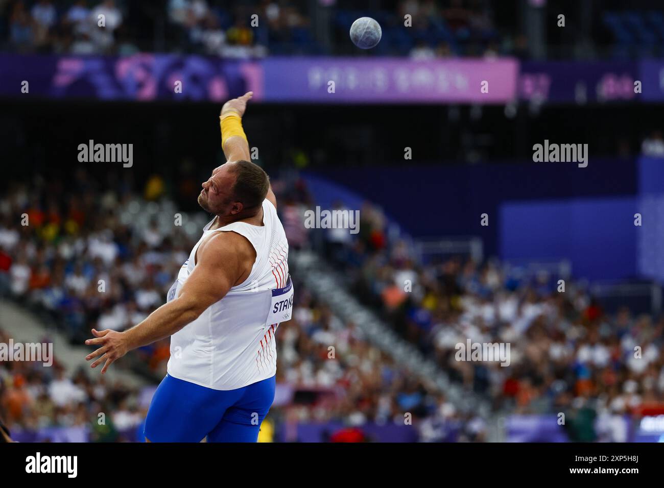 Paris, France. 3rd Aug 2024. STANEK Tomas of Tchequie Athletics Men's ...