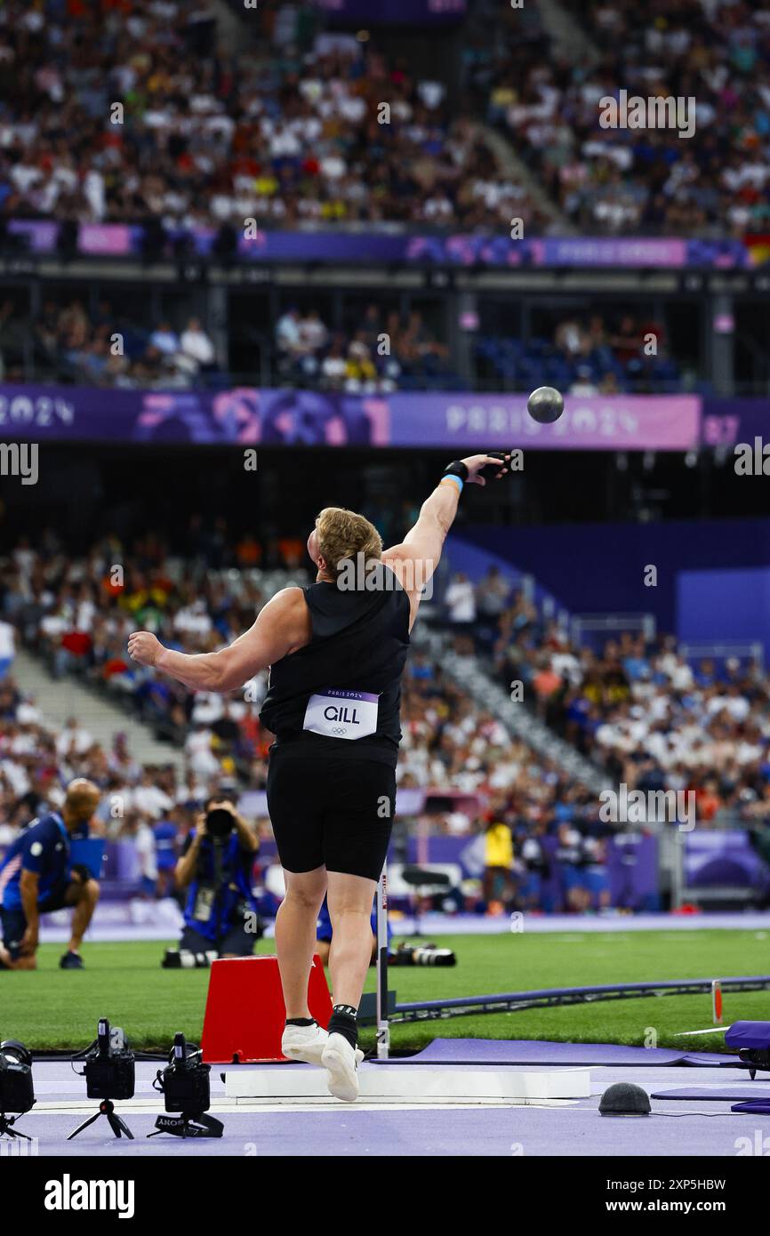 Paris, France. 3rd Aug 2024. GILL Jacko of new zealand Athletics Men's ...