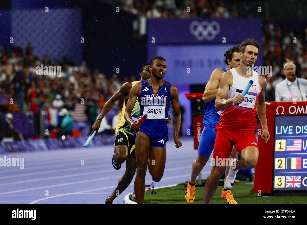 Paris, France. 3rd Aug 2024. KOUNTA Muhammad Abdallah, MARAVAL Louise ...