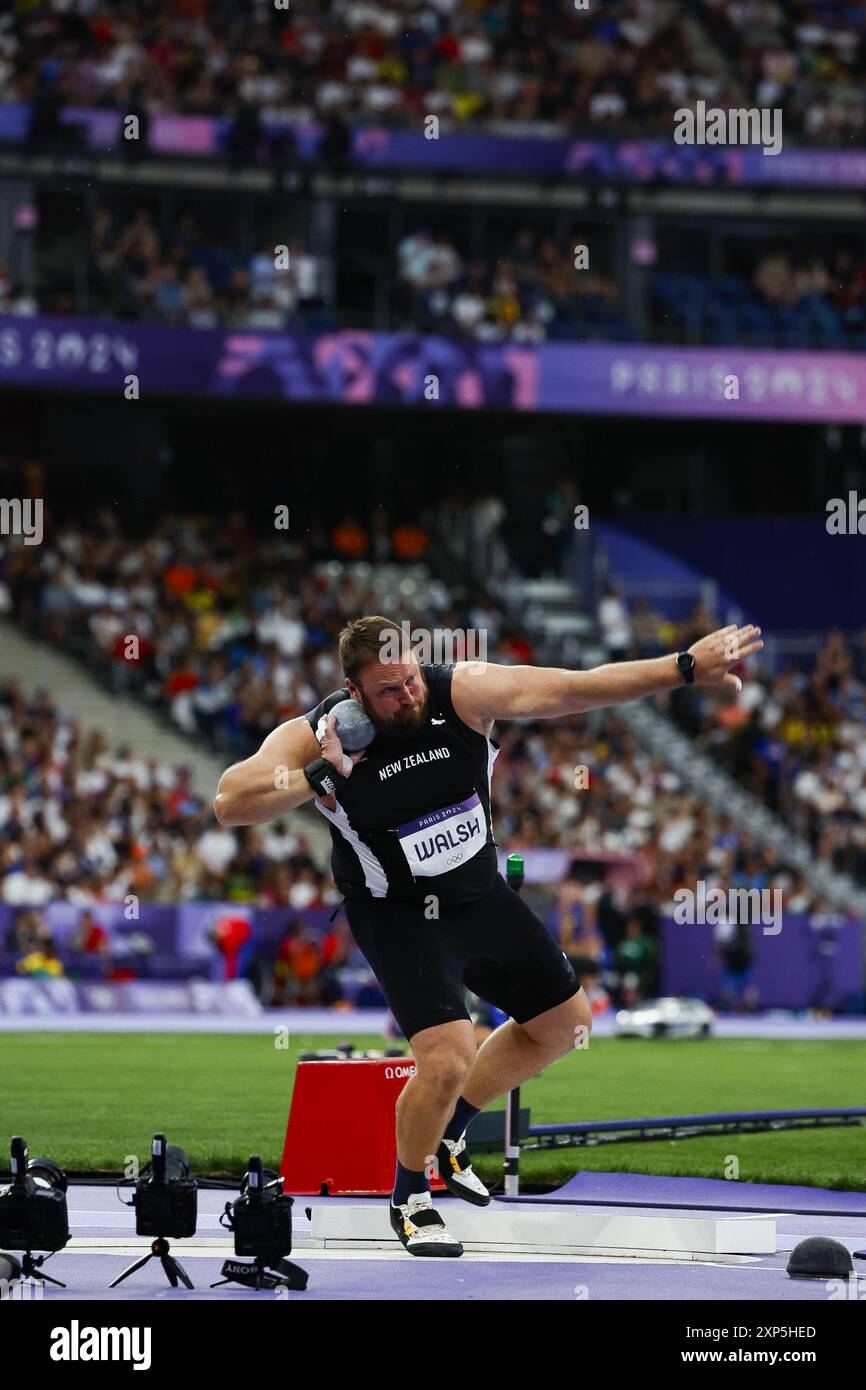 Paris, France. 3rd Aug 2024. WALSH Tom of New Zealand Athletics Men's ...
