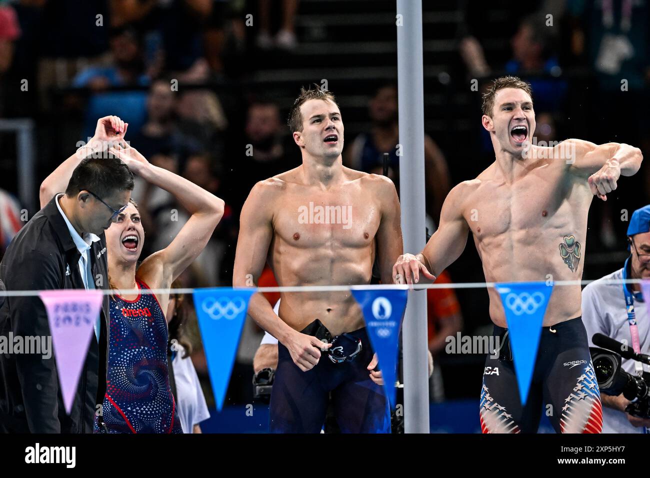Paris, France. 03rd Aug, 2024. Athletes of team United States of ...
